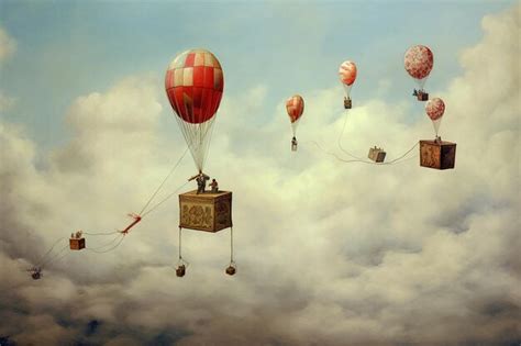 Premium Ai Image Flying Objects