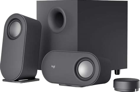 Logitech Z407 2 1 Bluetooth Computer Speaker System With Wireless Control 3 Piece Black