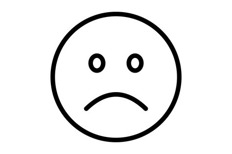 Clipart Of A Sad Face