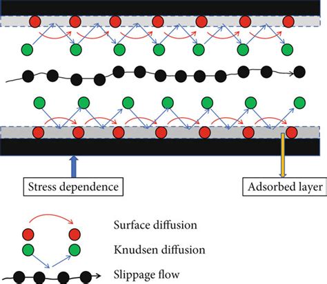 Schematic Diagram Of Multiple Physics In Kerogen Pore Download