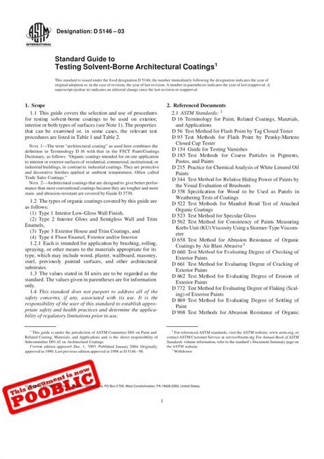 Pdf Water Borne Coatings Specification Standard Dokumentips