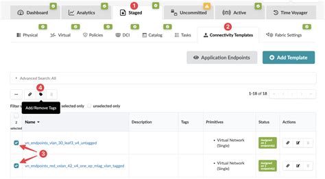 Add Remove Connectivity Template Tags Apstra 5 1 Juniper Networks