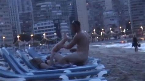Ajx Public Sex On The Beach Of Benidorm In The Mediterranean Sea From