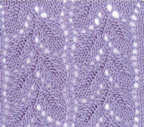 Ажурные узоры спицами со схемами простые и красивые сетка