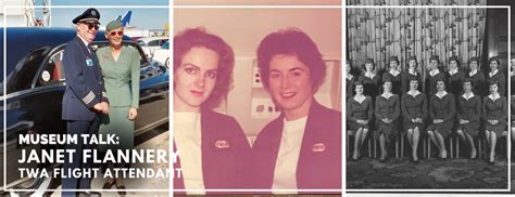 Museum Talk Janet Flannery Former Twa Flight Attendant — 1940 Air