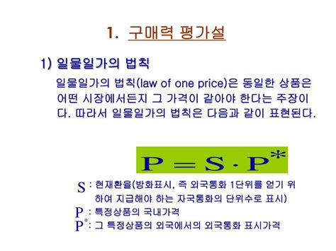 Ppt 과정명 국제금융 환율 이자율 및 물가상승률의 상호관계 Powerpoint Presentation Id3471644