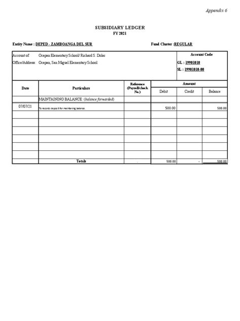 Subsidiary Ledger Pdf Debits And Credits Credit Card