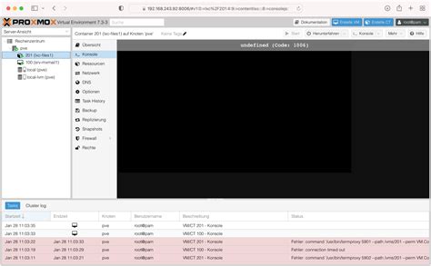 Proxmox Failed To Connect To Server Mit Safari Auf Macos Indibitde