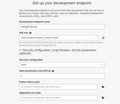 Aws Glue Dev Endpoint And Zeppelin Notebook