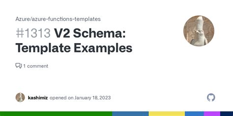 V2 Schema Template Examples · Issue 1313 · Azureazure Functions Templates · Github