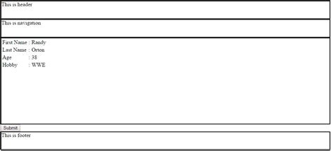 Javascript How To Load Only The Content Area When Click Submit Button Stack Overflow