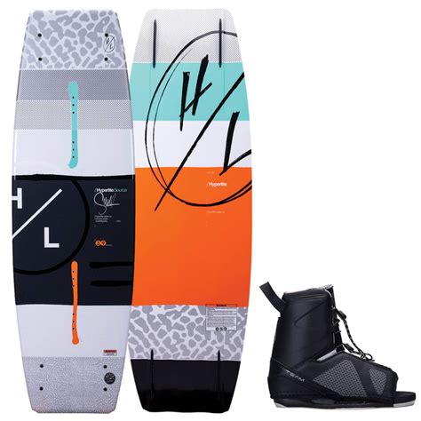 Hyperlite 2023 Source Wakeboard And Team Ot Binding Package Intermediate Wakeboard Packages