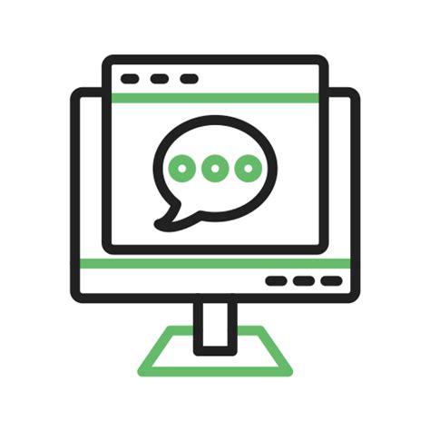 Web Chat Generic Color Outline Icon
