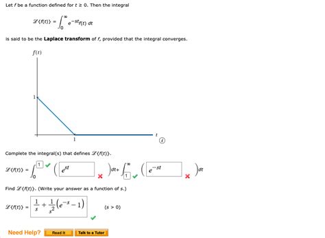 Solved Let F Be A Function Defined For T Then The Chegg