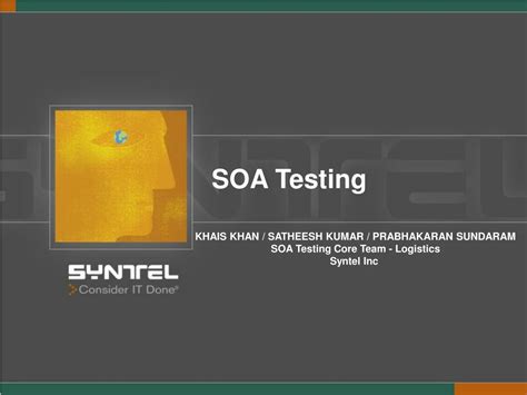 Ppt Soa Testing Powerpoint Presentation Free Download Id9081130