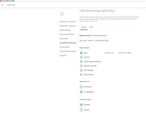 Lab Streaming Layer Lsl For Synchronizing Multiple Data Streams Emotiv