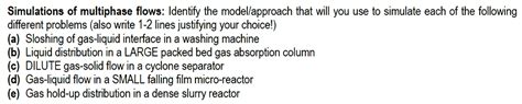 Solved Simulations Of Multiphase Flows Identify The