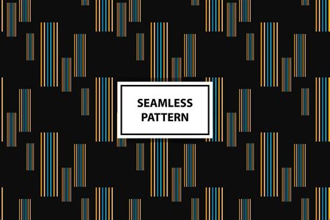 Black Geometric Seamless Pattern Abstract Geometric Graphic Design