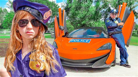 Nastya And Dad In The Police Chase Story Youtube