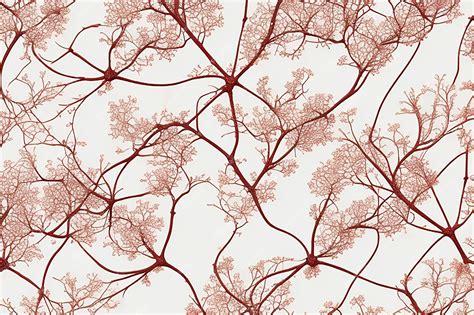 Premium Photo Vascular Weave Generative Branching Structure Emulating