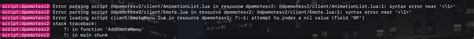 error parsing script discussion cfx re community