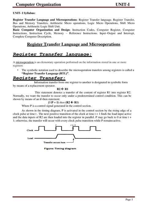 coa unit 1 part2 3 computer organization and architechture