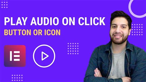 Play Audio On Click Using Elementor With A Button Icon Or Image Uriel Soto