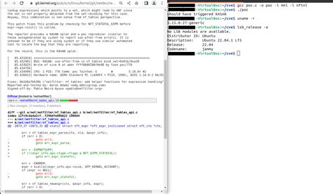 network what is missing to reproduce cve 2022 32250 information