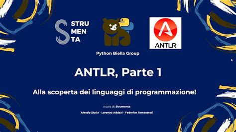 Language Engineering In Python 01 Parser E Antlr4 Youtube