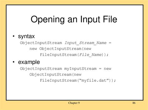 Streams And File Io Chapter 9 Chapter Ppt Download