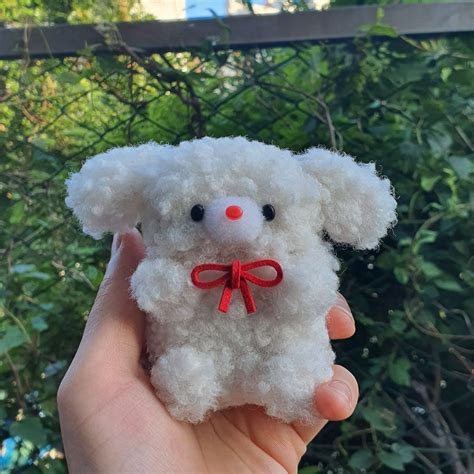 찌콩상점 🐰강아지 아니야 토끼야🐰 양털 인형 에어팟 케이스