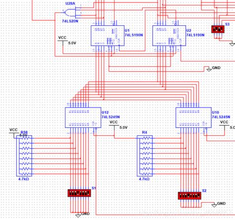 基于74系列芯片的红绿灯设计multisim的74ls245 Csdn博客