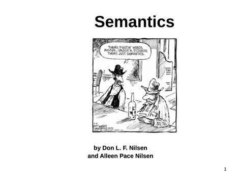 pdf semantic theory a linguistic perspective