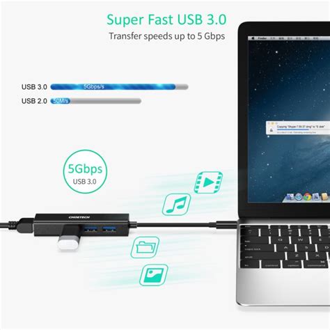 Cáp 4 In 1 Usb C Sang Rj45 Adapter Choetech Mã Hub U02