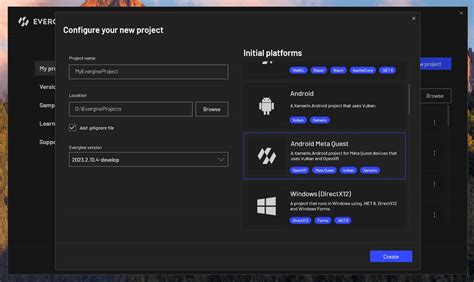 Openxr And Meta Quest Project Template Evergine