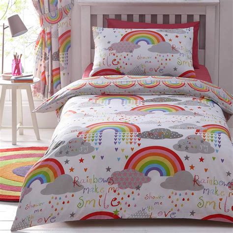Clouds And Rainbows Duvet Covers Collection Multi Ideal Textiles