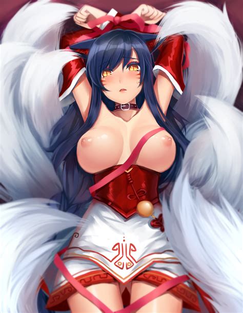 Spichis Ahri League Of Legends League Of Legends 1girl Animal