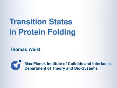 Ppt Transition States In Protein Folding Powerpoint Presentation Free Download Id 1166232