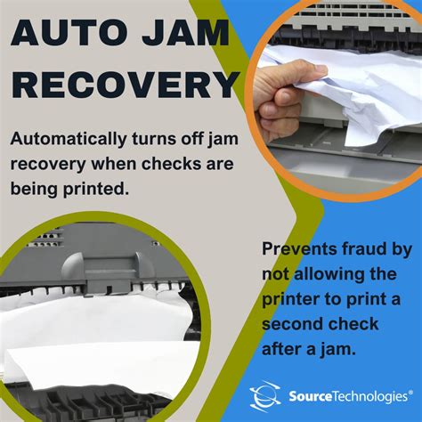 Source Technologies Offers Auto Jam Recovery Disable Feature Source