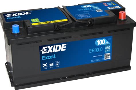 Аккумулятор Exide Excell 100 Ah (а/ч) EB1000 - Купить аккумулятор в ...
