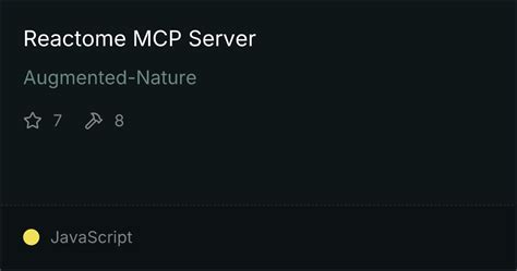 Reactome Mcp Server Glama