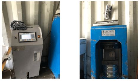 The Used Lab Compression Test Machine Download Scientific Diagram