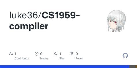 Github Luke36cs1959 Compiler