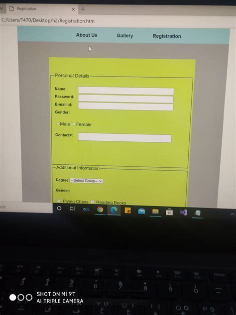 إنشاء form fieldset بواسطة Html Css أسئلة التصميم أكاديمية حسوب