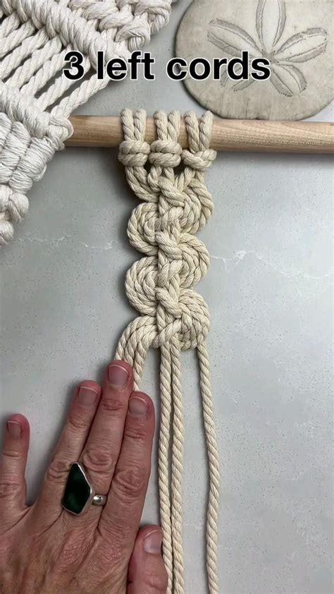Best How To Create A Semi Circle Knot Pattern In Macrame Macrametutorial Diymacrame Artofit
