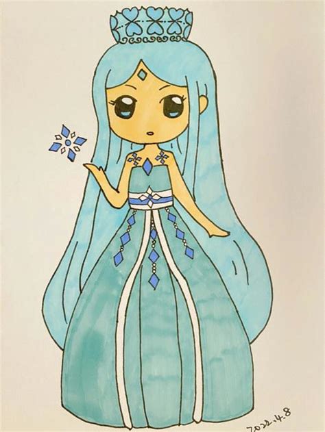 公主图片简笔画 艾莎公主图片简笔画 画趣文库（我爱生活）