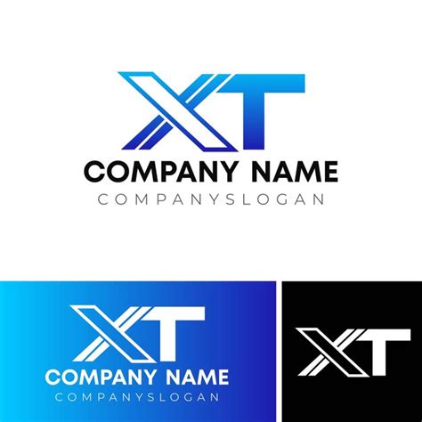 Premium Vector Xt Initial Logo Design
