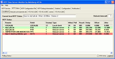 Meinberg Offers A Free Ntp Monitoring And Management Application For Windows Meinberg News