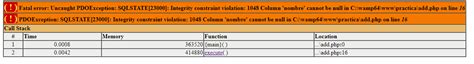 Php Pdoexception Sqlstate 23000 Integrity Constraint Violation Stack Overflow En Español