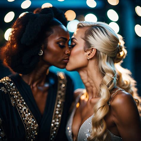 Old Black Lady Kissing A Young Beautiful Blonde Gi By Blessedguy1900 On